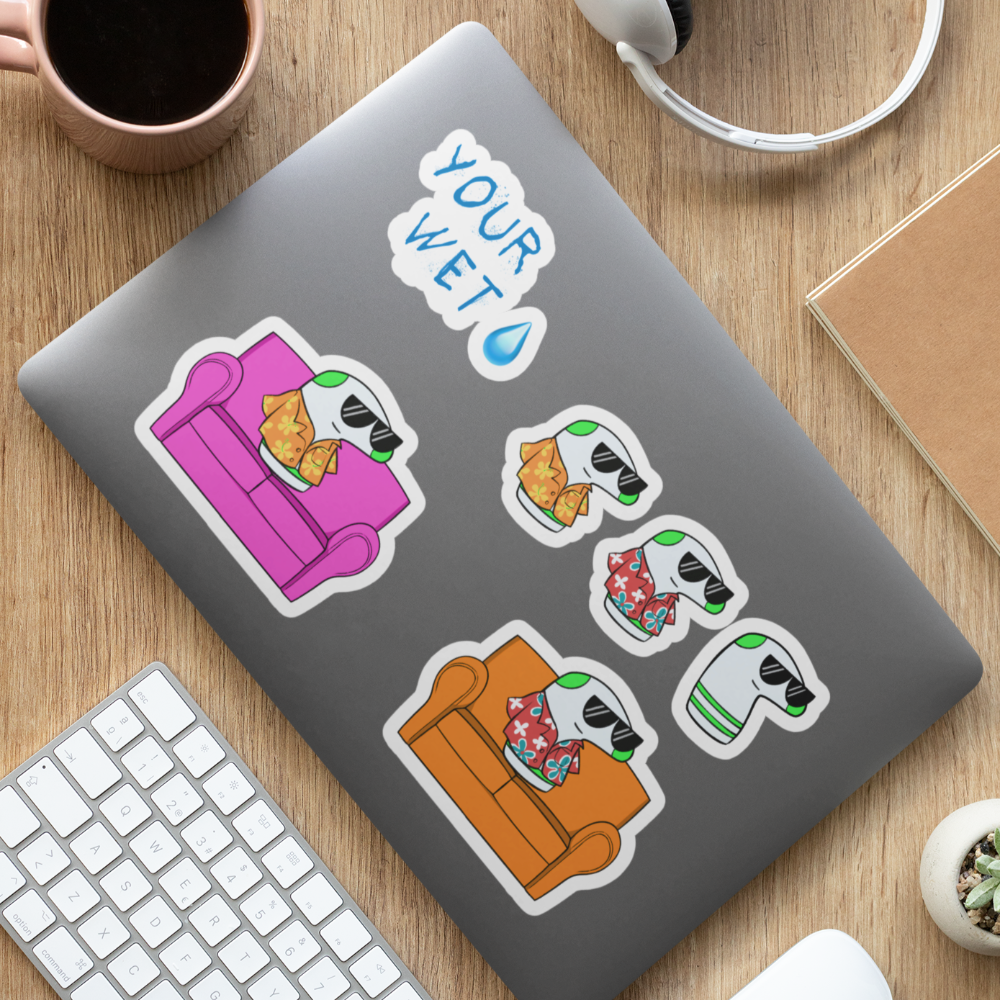 Yourwetsock - Your Wet Sock Large Sticker Sheet – Crowdmade