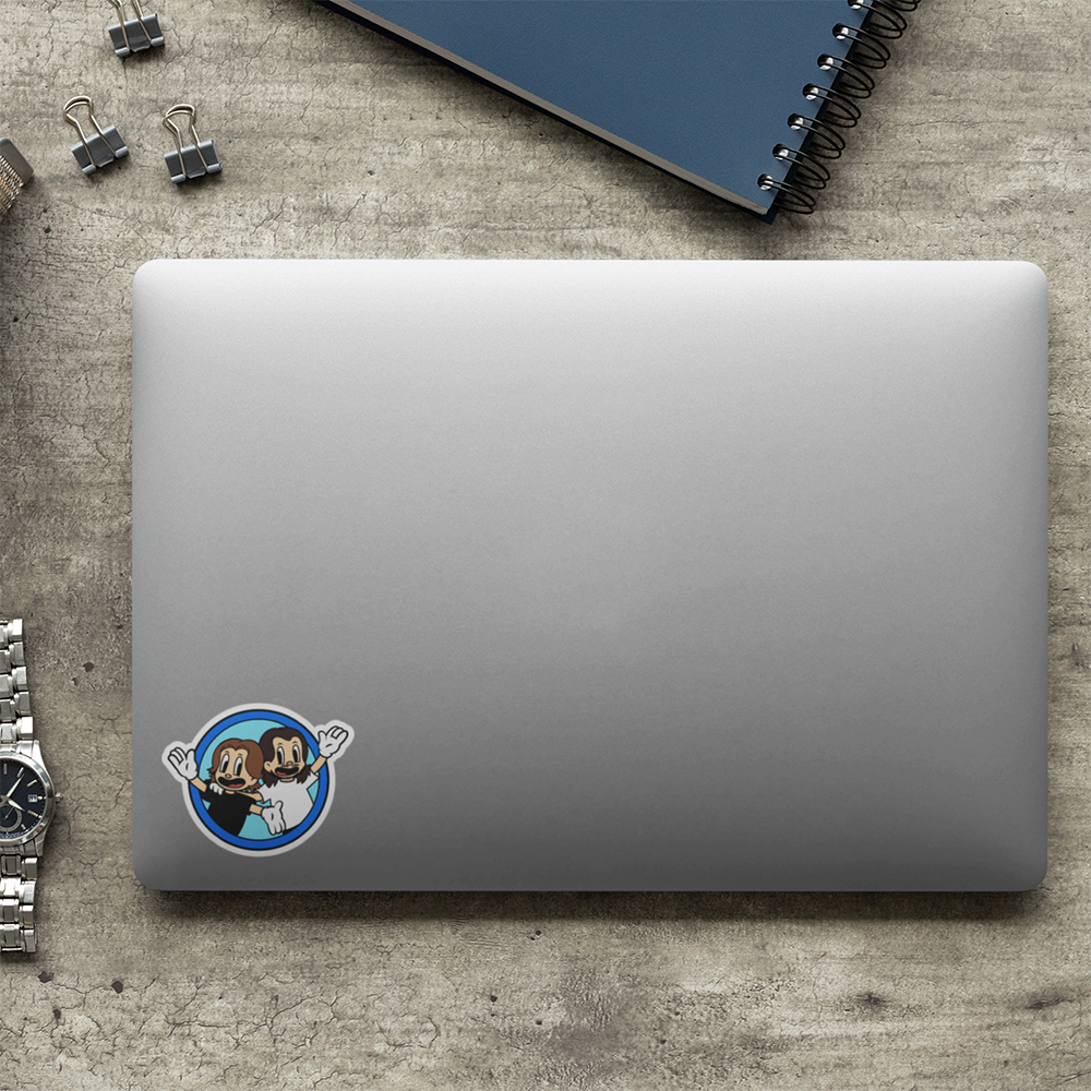 Aaron and Jo Sticker – Crowdmade