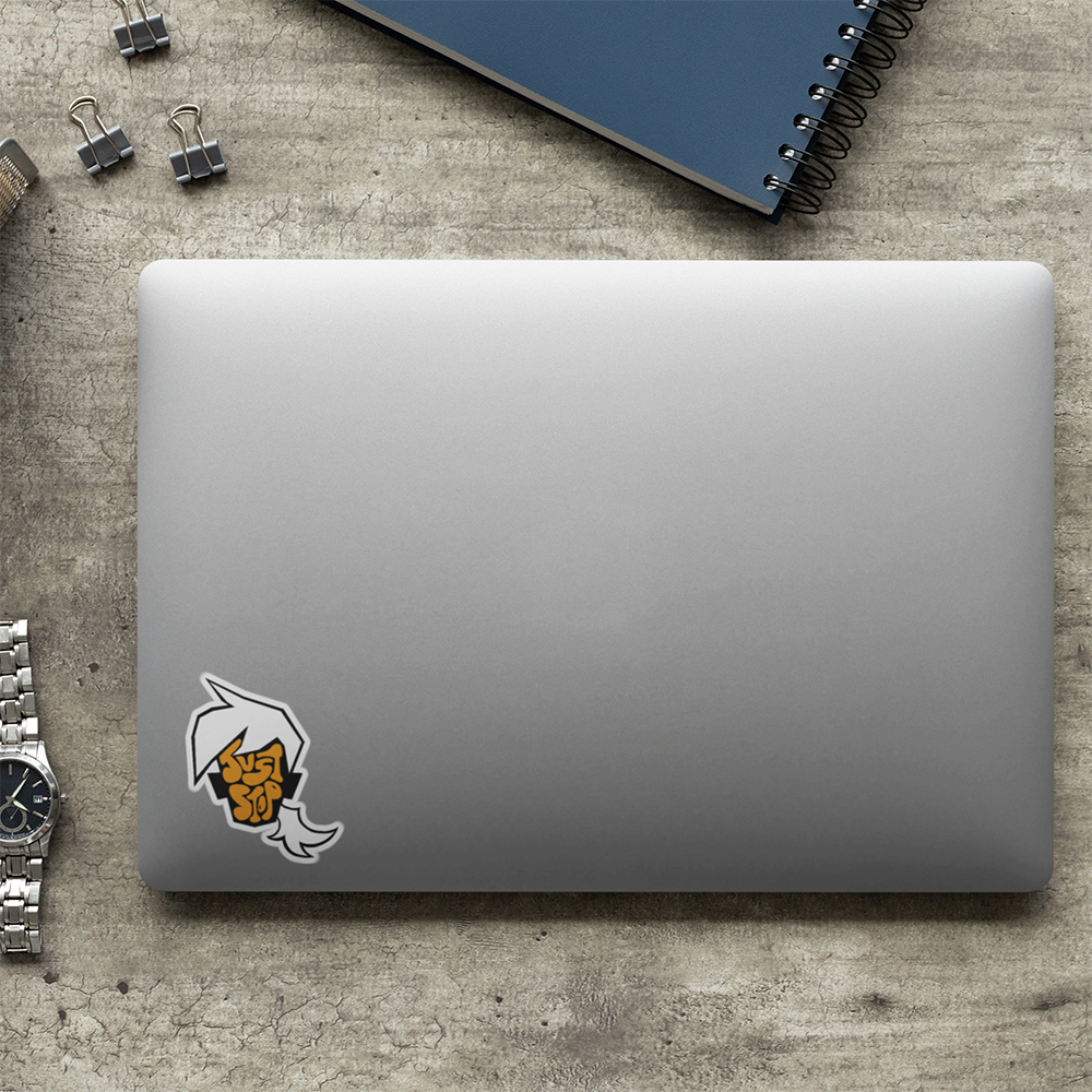 Just Stop Sticker – Crowdmade