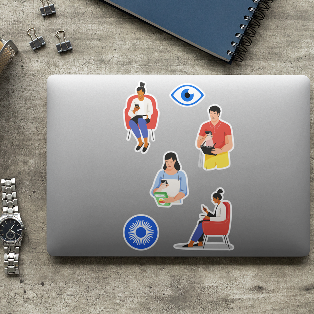 Be My Eyes - BME Sticker Sheet – Crowdmade