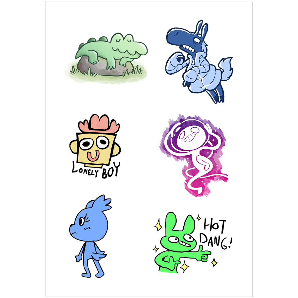 Deadly Comics Official Merchandise – Tagged "Product_Stickers"– Crowdmade