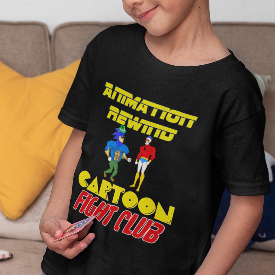 AnimationRewind - Saneegee vs Spoderduck - Kids Youth T-Shirt – Crowdmade